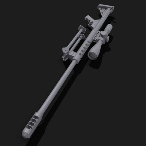 🔫 Serbu Bfg 50 Sniper Prop Gun 1 1 Scale・ Stl File For 3d Printing・cults