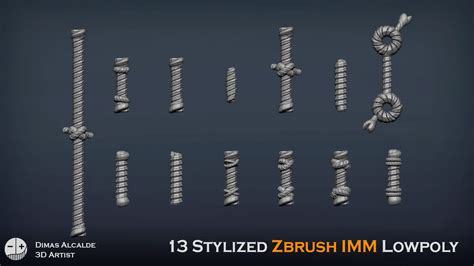 13 [new] stylized rope curve imm flippednormals