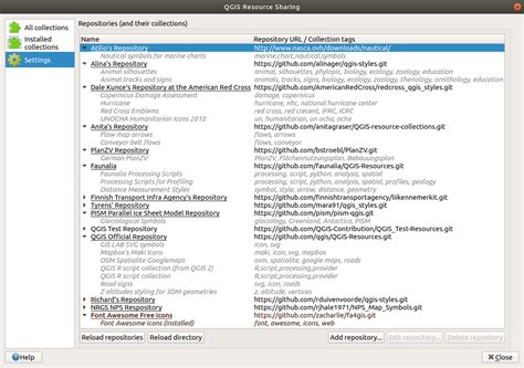 Adding A Repository Qgis Resource Sharing 130 Dev Documentation