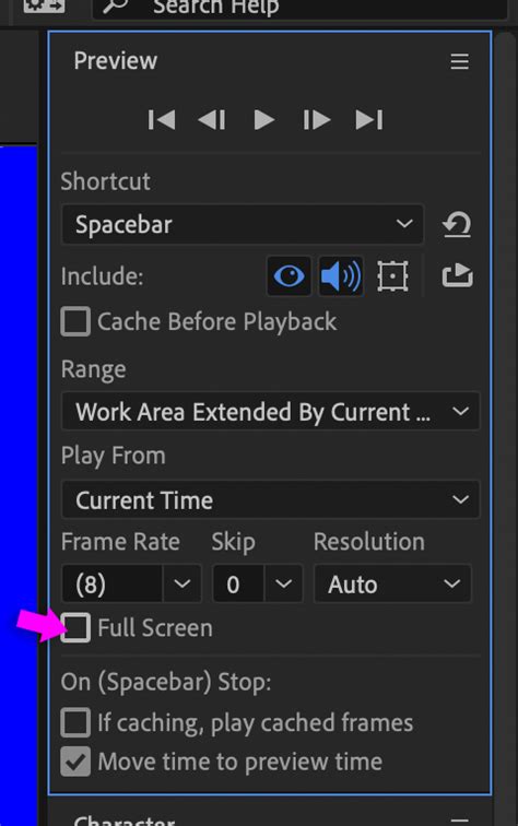 Cant Disable Full Screen Preview Adobe Product Community 13340637