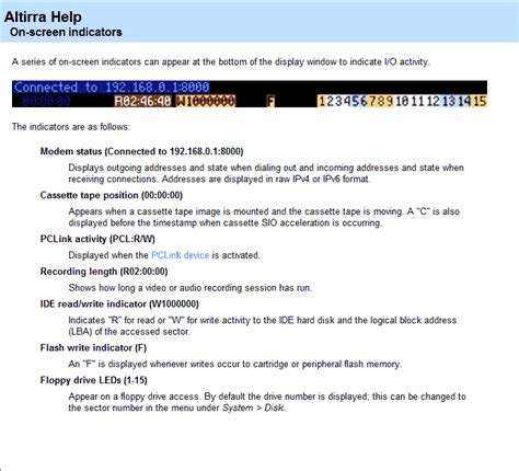 Altirra How To Turn Off On Screen Indicators Atari 8 Bit Computers Atariage Forums