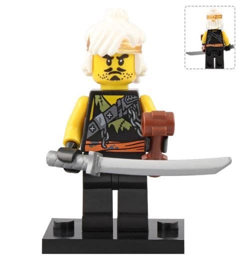 Ninjago Sensei Wu Teen Dragon Hunter Minifigure Mini Figure Minifig Christmas T Toy