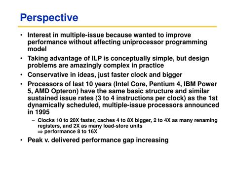Ppt Cs 5513 Computer Architecture Lecture 6 Instruction Level Parallelism Continued