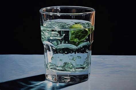 Premium Photo Drinking Water In A Glass Of Water Quench Your Thirst