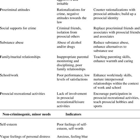 Pdf Risk Need Responsivity Model For Offender Assessment And Rehabilitation