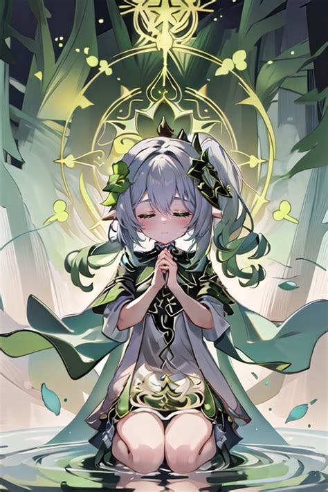 Nahida Praying Image Created By Rimurutempest Tensor Art