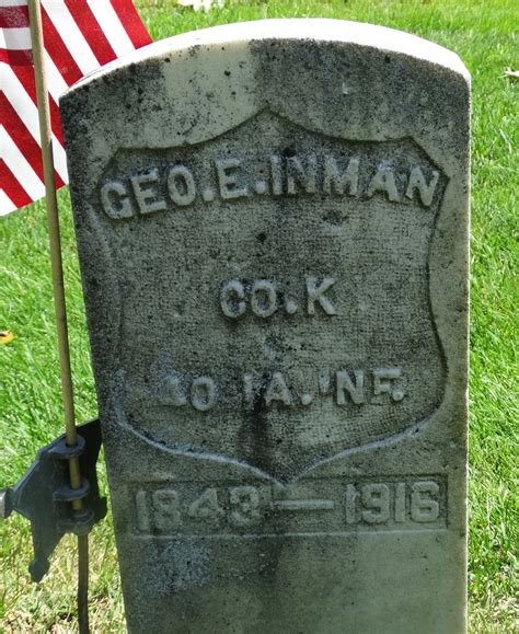 George Emmett Inman 1843 1916 Find A Grave Memorial