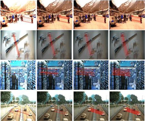 matched feature points of some images from micc f220 using different