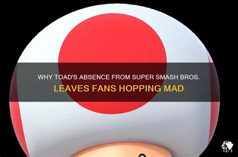 Why Toads Absence From Super Smash Bros Leaves Fans Hopping Mad Petshun