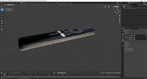 Xiaomi Remote Controller 3d Model 15 3ds Blend C4d Fbx Max Ma