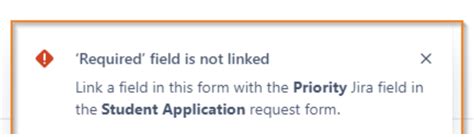 archive required field is not linked why is this pop up error