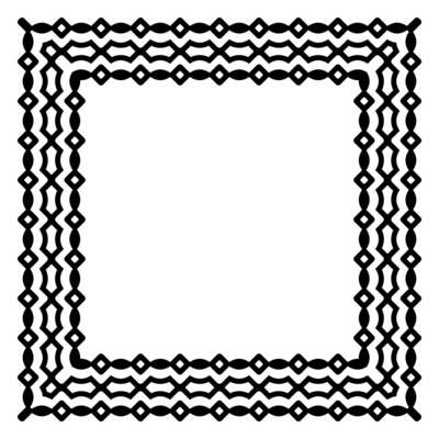 Zig Zag Frame Vector Art Icons And Graphics For Free Download