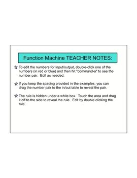 Function Machine For SMART Board By Katie Kinnaman TPT