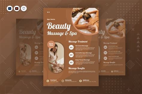 Massage Poster Graphic By Fannanstudio · Creative Fabrica
