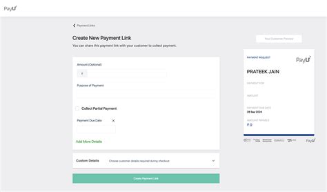 Create A Payment Link