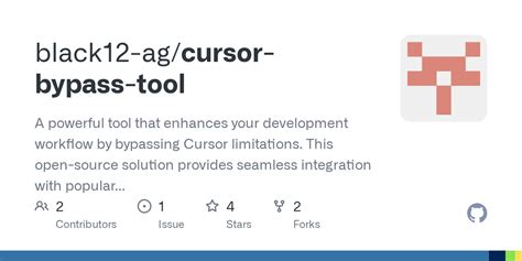 Pull Requests · Black12 Agcursor Bypass Tool · Github