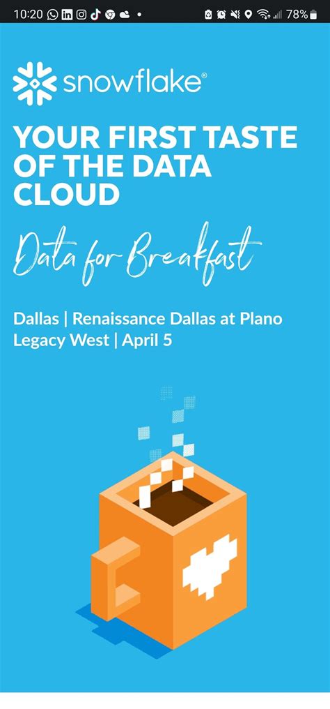 Rohit Suseel On Linkedin Dataforbreakfast Snowflake Capitalone Snowflakesummit Data Cloud…