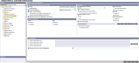 Configuring Case Form System Management