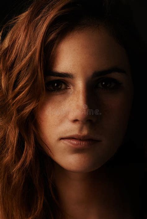 Woman Natural Beauty And Portrait With Redhead Hair Salon And