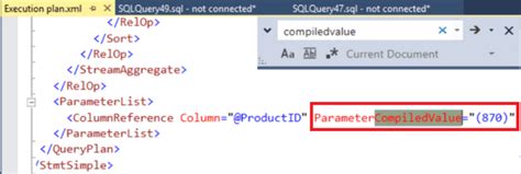 finding input parameters in an execution plan sqlservercentral