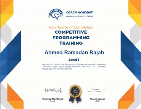 Completed Problem Solving At Coach Academy Ahmad Ramadan Posted On The Topic Linkedin