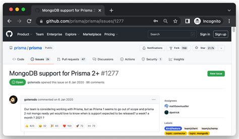 prisma and mongodb orm for the scaleable serverless database
