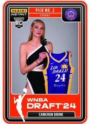 Wnba Los Angeles Sparks 2024 Instant Draft Night Basketball Single Card Cameron Brink 2 Rookie