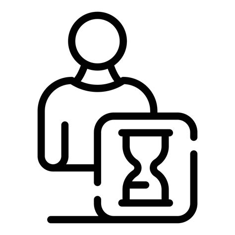 Rush Job Time Management Icon Outline Style 15898027 Vector Art At Vecteezy