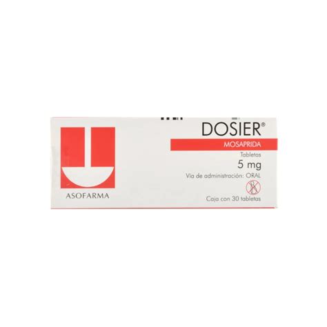 Dosier Mosaprida 5 Mg Caja Con 30 Tabletas Zafir Medical Center