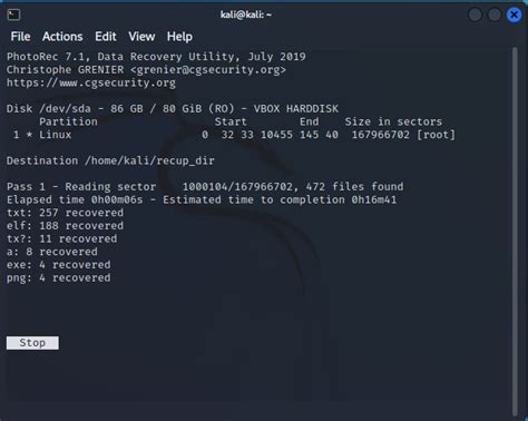 Photorec Recover Deleted Or Lost Files In Linux Geeksforgeeks