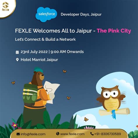 Finally Salesforcedeveloperdays Has Arrived In Jaipur The Pink City Of India Meet Fexle At