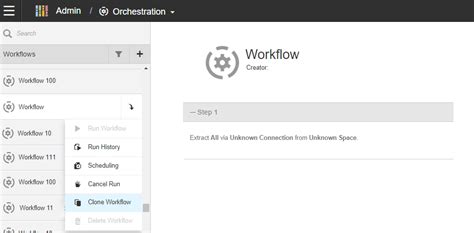 Cloning A Workflow