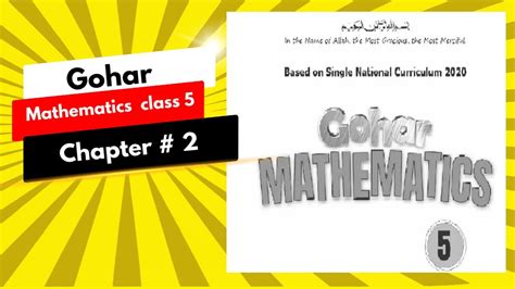 Chapter Mathematics Class YouTube