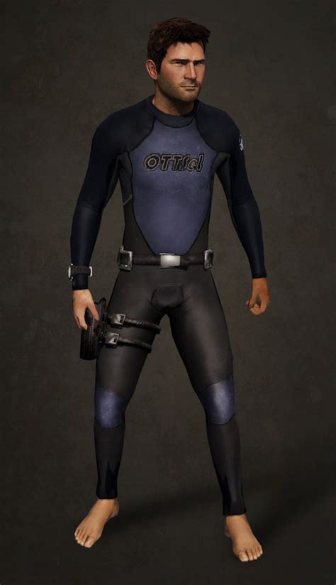 Nathan Drake Shirtless