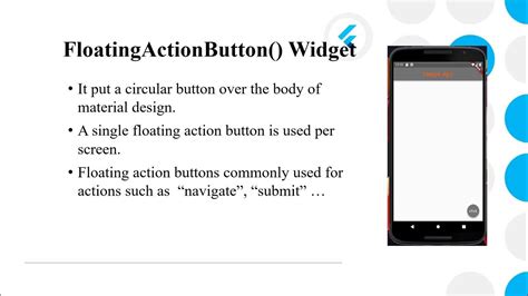 06 floatingactionbutton in flutter app youtube