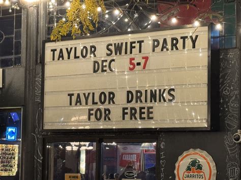 Vancouver Pub Taylor Swift Drinks For Free