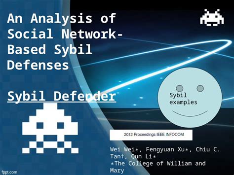 Pptx An Analysis Of Social Network Based Sybil Defenses Sybil
