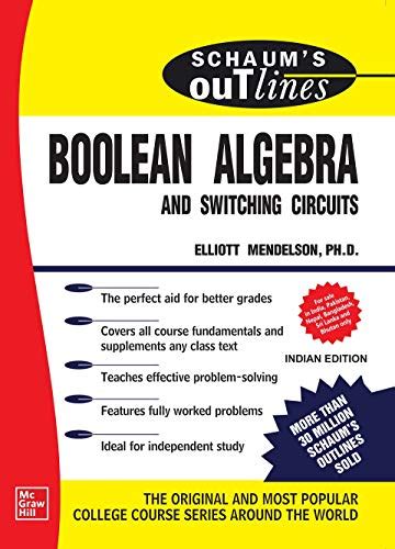 Schaums Outline Of Boolean Algebra And Switching Circuits By Elliott