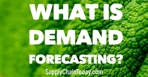 What Is Demand Forecasting