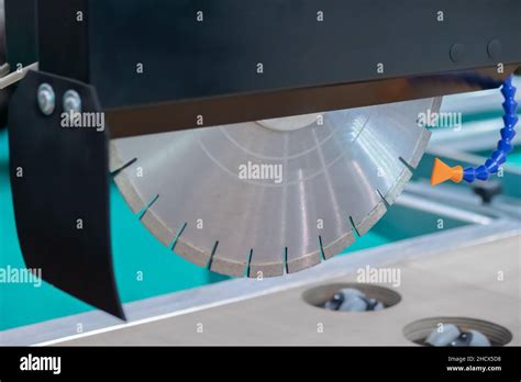 Automatic Cnc Bridge Saw Router Cutting Profiling System Stock Photo Alamy