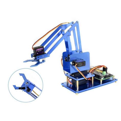 DOF Metal Robot Arm Kit For Raspberry Pi Bluetooth WiFi WS