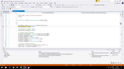 C Serial Test Loopback Program In Universal Windows Platform Vbnet Version Does Not Work