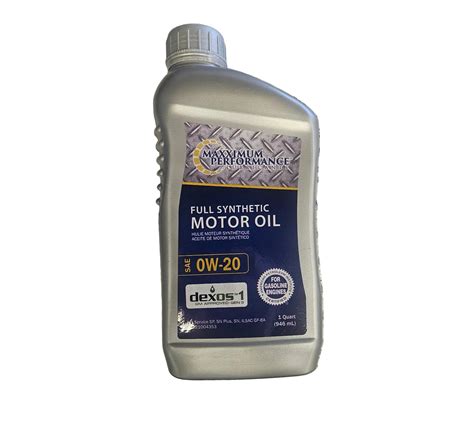 Full Synthetic Motor Oil 0w 20 Maximum Performance Lubricants