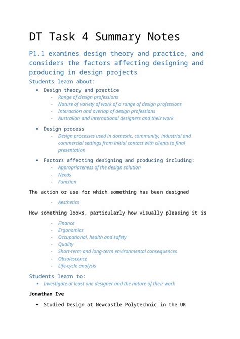 Docx Dt Task 4 Summary Notes Dokumen Tips