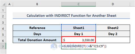 Indirect Function With Sheet Name In Excel 4 Practical Uses Exceldemy