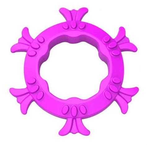 Anillo De Silicona Para Pene Lovey Color Morado Mercadolibre