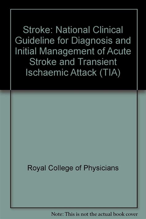 Stroke National Clinical Guideline For Diagnosis And Initial