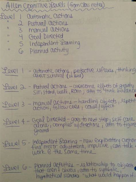 Allen Cognitive Levels Artofit