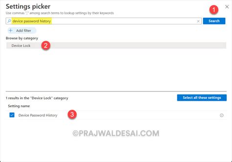 How To Enforce Password History Policy Using Intune