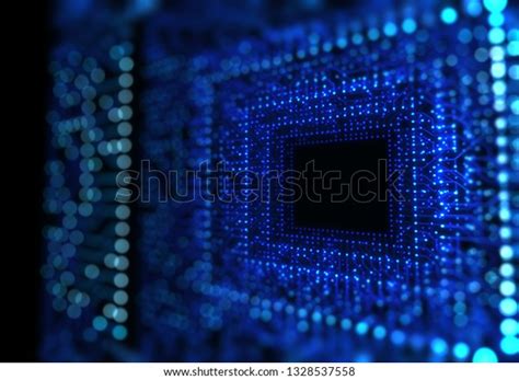 Futuristic Blue Circuit Pattern Technology Background Stock Illustration 1328537558 Shutterstock